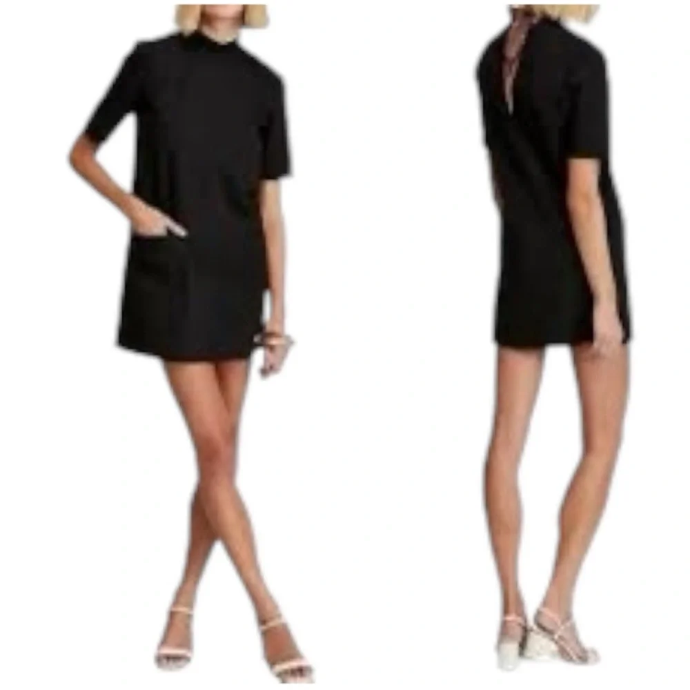 Free People | Dresses | Free People Westhill Mini Shift Mock Dress With ...